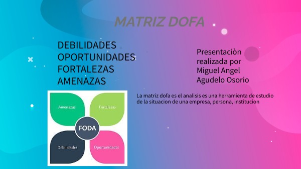 matriz DOFA