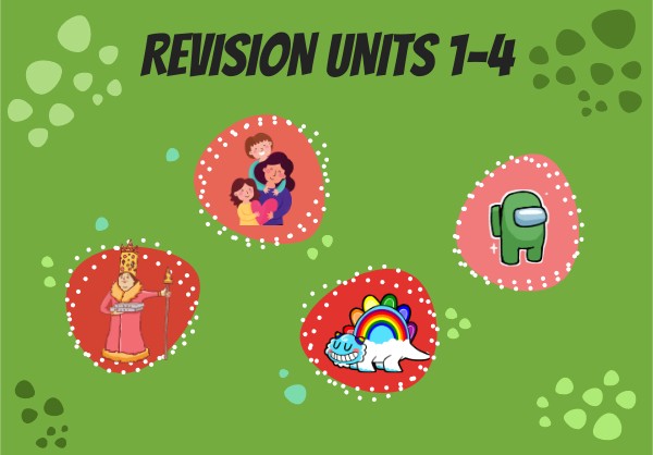 PS1 GMF4 REVISION UNITS 1-4 | Genially