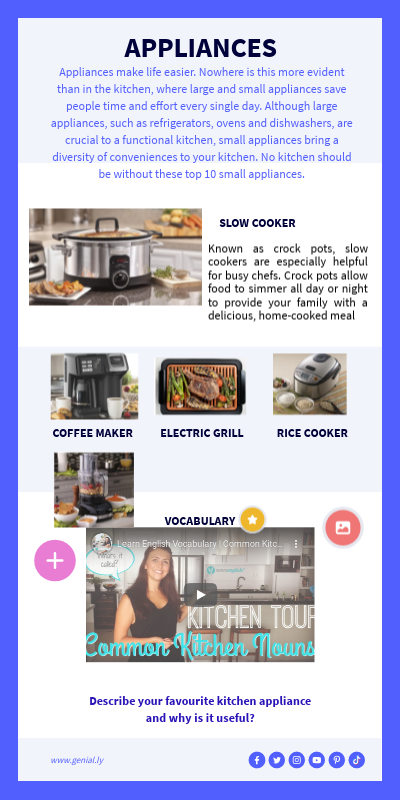 COOKING APPLIANCES 7 | Genially