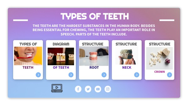 8 TYPES OF TEETH A1 | Genially