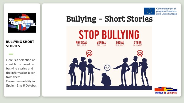 BULLYING SHORT STORIES | Genially