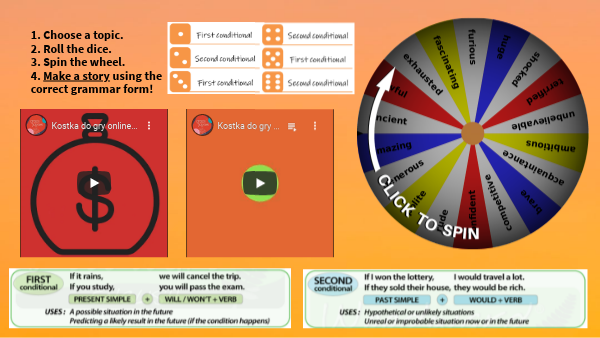 B1 Unit 4 conditionals + vocab