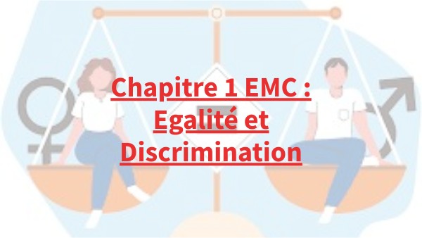 5EMC 1 Egalité et discrimination | Genially