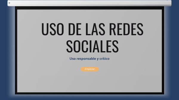 Uso responsable y riesgos de las Redes Sociales. | Genially