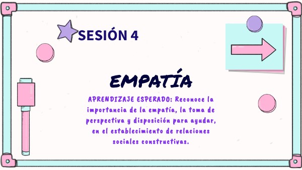 sesion 4 empatía.segundo grado | Genially
