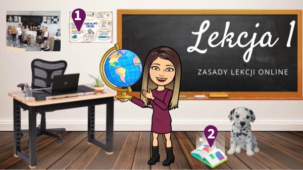 Lekcja 1. zasady lekcji online | Genially