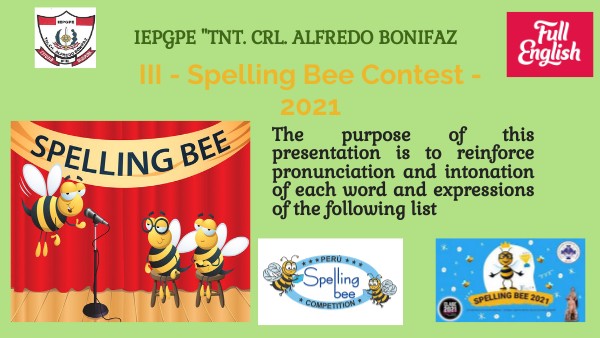 SPELLING BEE III CONTEST