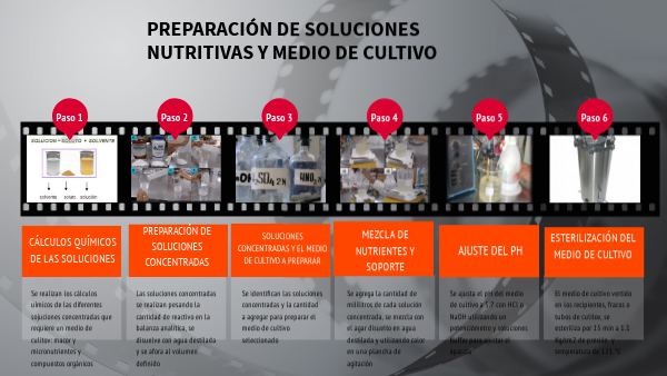 Preparación de soluciones y medio de cultivo | Genially