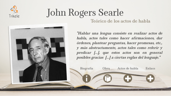 John Rogers Searle - Actos de habla | Genially