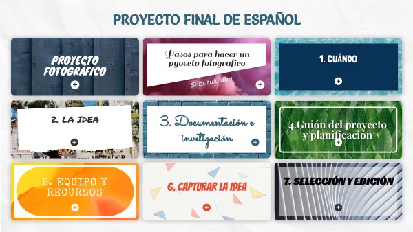 PROYECTO FINAL DE ESPAÑOL 10°