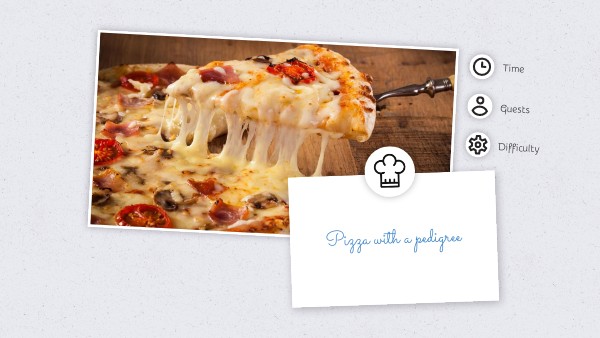 Pizza with a pedigree- Modal verbs | Genially