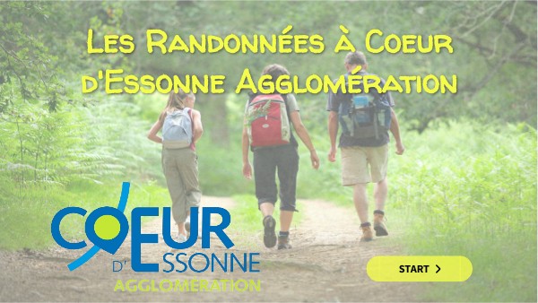 Infographie Coeur d'Essonne Rando