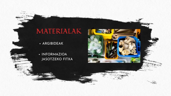 Teknologia: Materialak