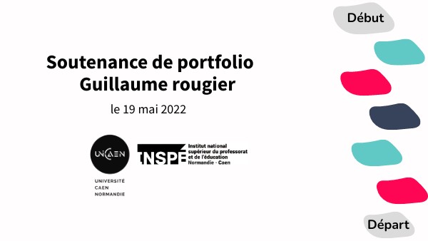 Soutenance de portfolio | Genially