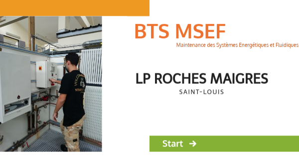 Présentation du BTS MSEF au LP Roches Maigres | Genially