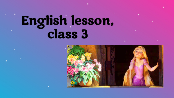 English lesson, class3 3.01.2022r.