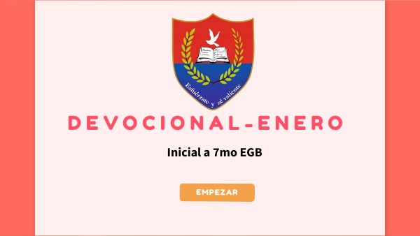 DEVOCIONAL DEL MES DE ENERO 2023