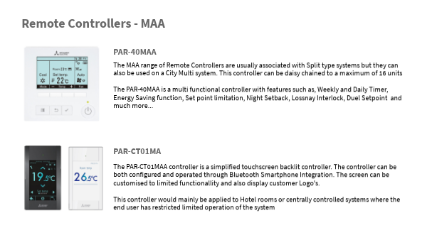 Remote Controllers - MAA