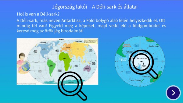 Jégország lakói - a Déli-sark állatai | Genially