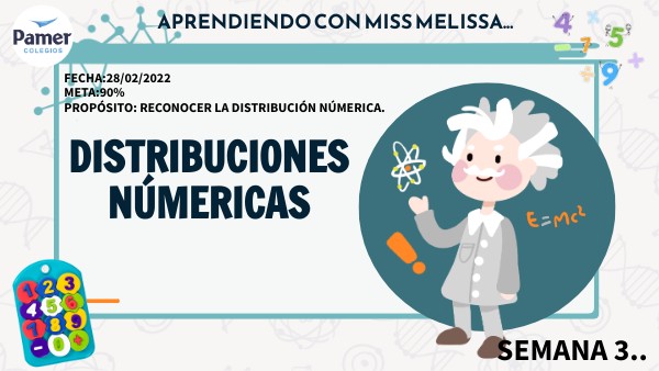 MATEMATICA DISTRIBCIÓN NÚMERICA