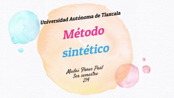 Método Sintético | Genially