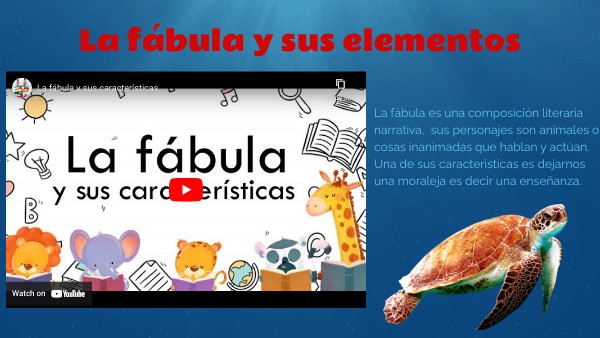 La fábula | Genially