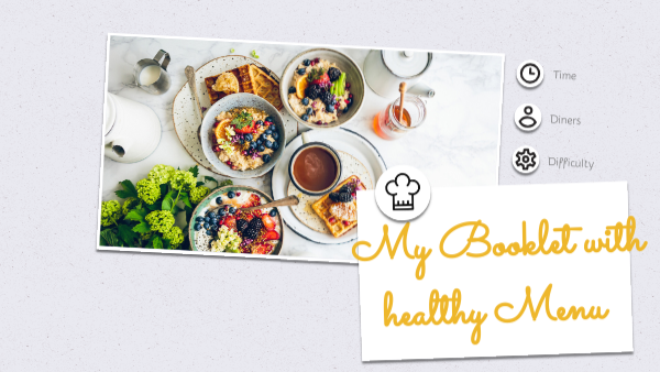 PROJECT 3 6TO EGB MY BOOKLET WITH HEALTHY MENU | Genially