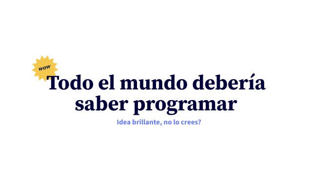 saber programar