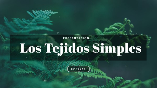 LOS TEJIDOS SIMPLES | Genially