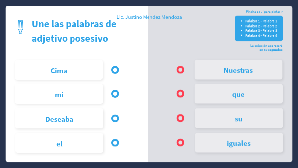 JUEGO-DESCUBRIENDO LOS ADJETIVOS