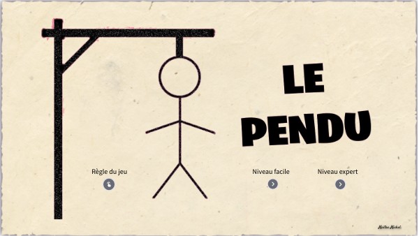 JEU DU PENDU | Genially