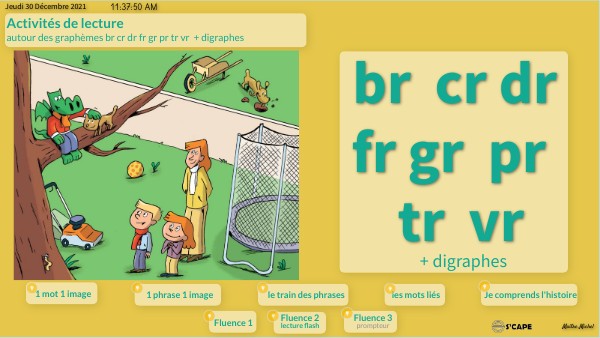Graphèmes "br cr ... + digraphes" | Genially