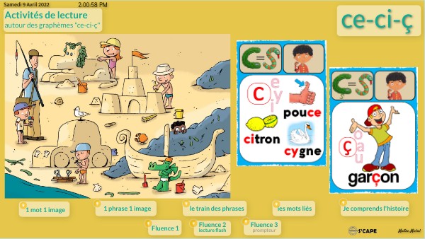 Graphèmes "ce-ci-ç" | Genially