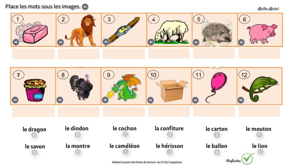 MOTS IMAGES ON | Genially