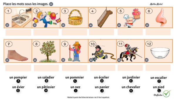 MOTS IMAGES ER EZ | Genially