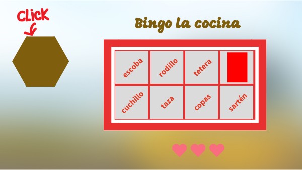 Bingo la cocina | Genially