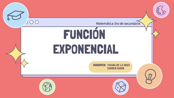 Función exponencial-3ero sec
