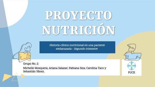 PRESENTACIÓN PROYECTO NUTRICIONAL | Genially