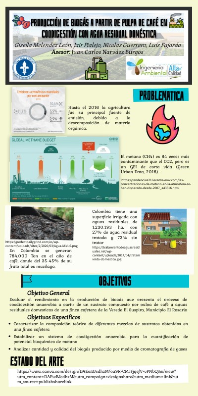 PRODUCCIÓN DE BIOGÁS A PARTIR DE PULPA DE CAFÉ EN COODIGESTIÓN CON ARD ...