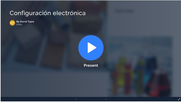 Configuración electrónica bachillerato | Genially