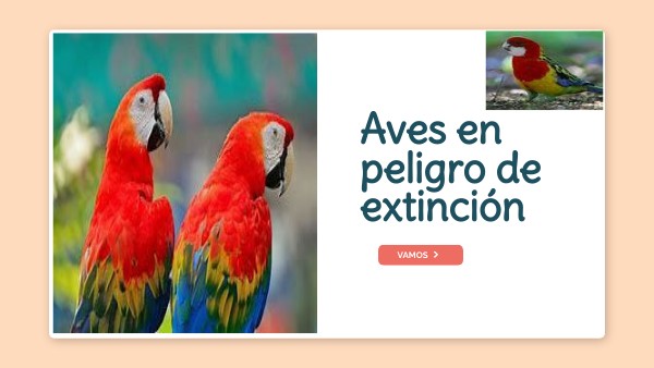 Aves en peligro de extinción | Genially