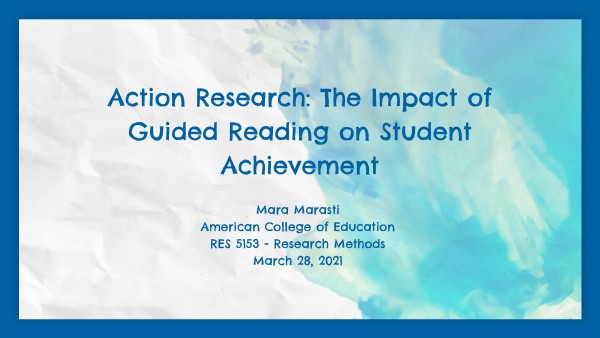 Action Research Project | Genially