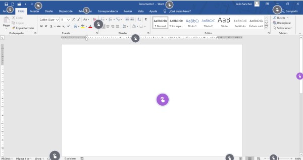 PANTALLA DE MICROSOFT WORD 2019 | Genially