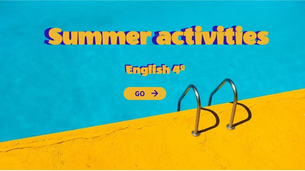 4ºENGLISH SUMMER ACTIVITIES | Genially