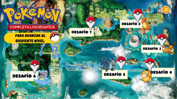 Mapa pokémon | Genially