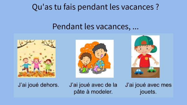 les vacances | Genially