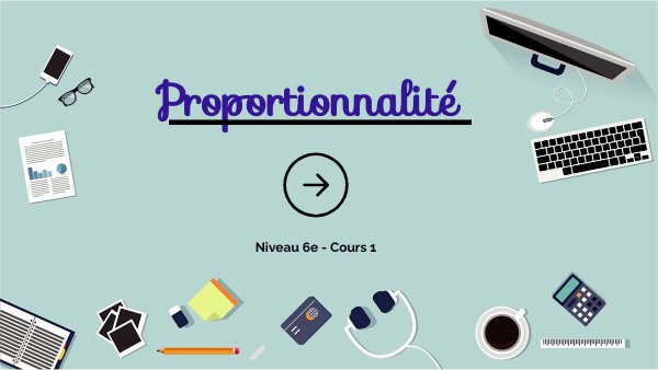 Proportionnalité - COURS 1