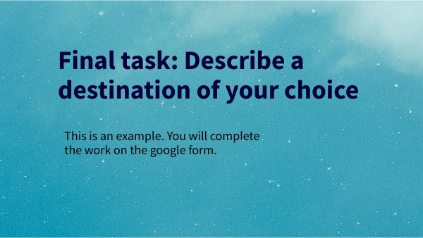 Final task: Example | Genially