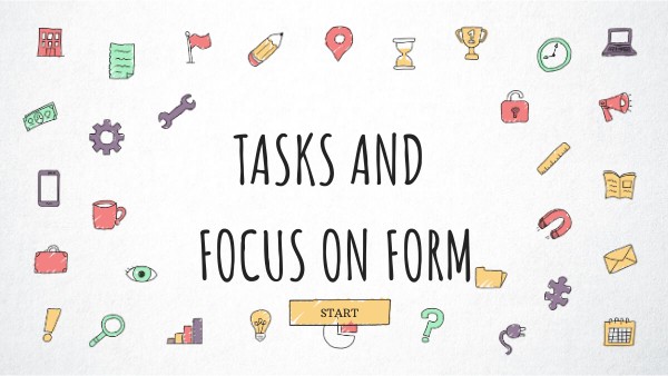 6 Tasks and focus on form Unit 3
