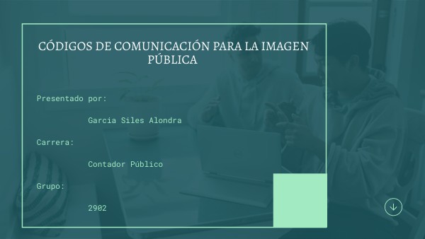 Códigos de comunicación para la imagen pública
